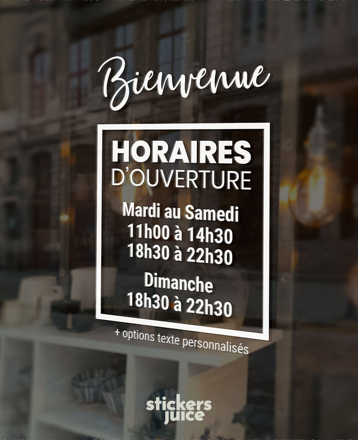 Stickers vitrine magasin | Stickers logo – Stickersjuice