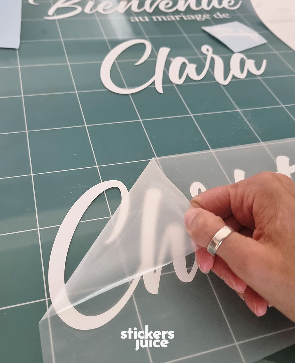 Stickers panneau bienvenue mariage rockabilly – Stickersjuice