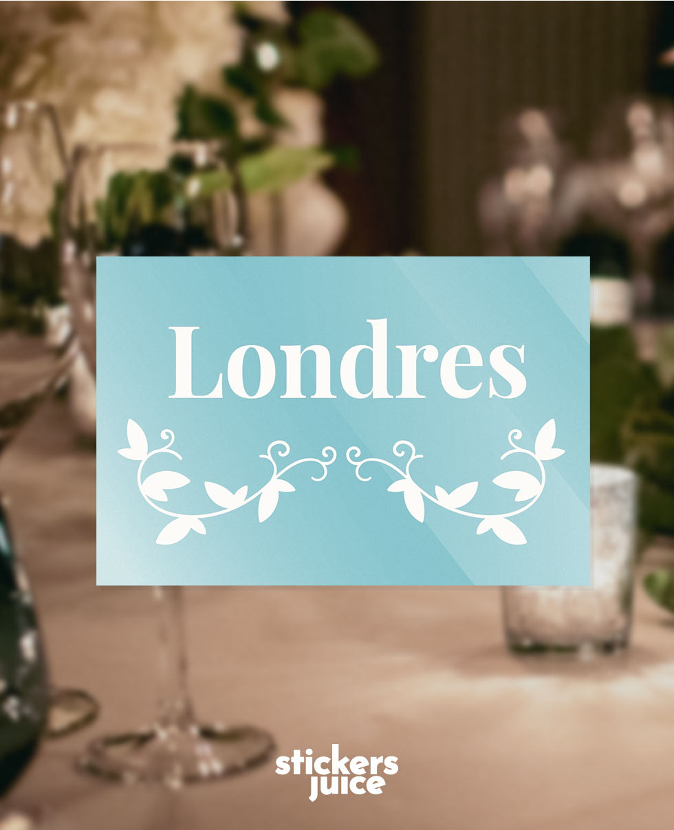 Stickers noms de table | Ornements – Stickersjuice